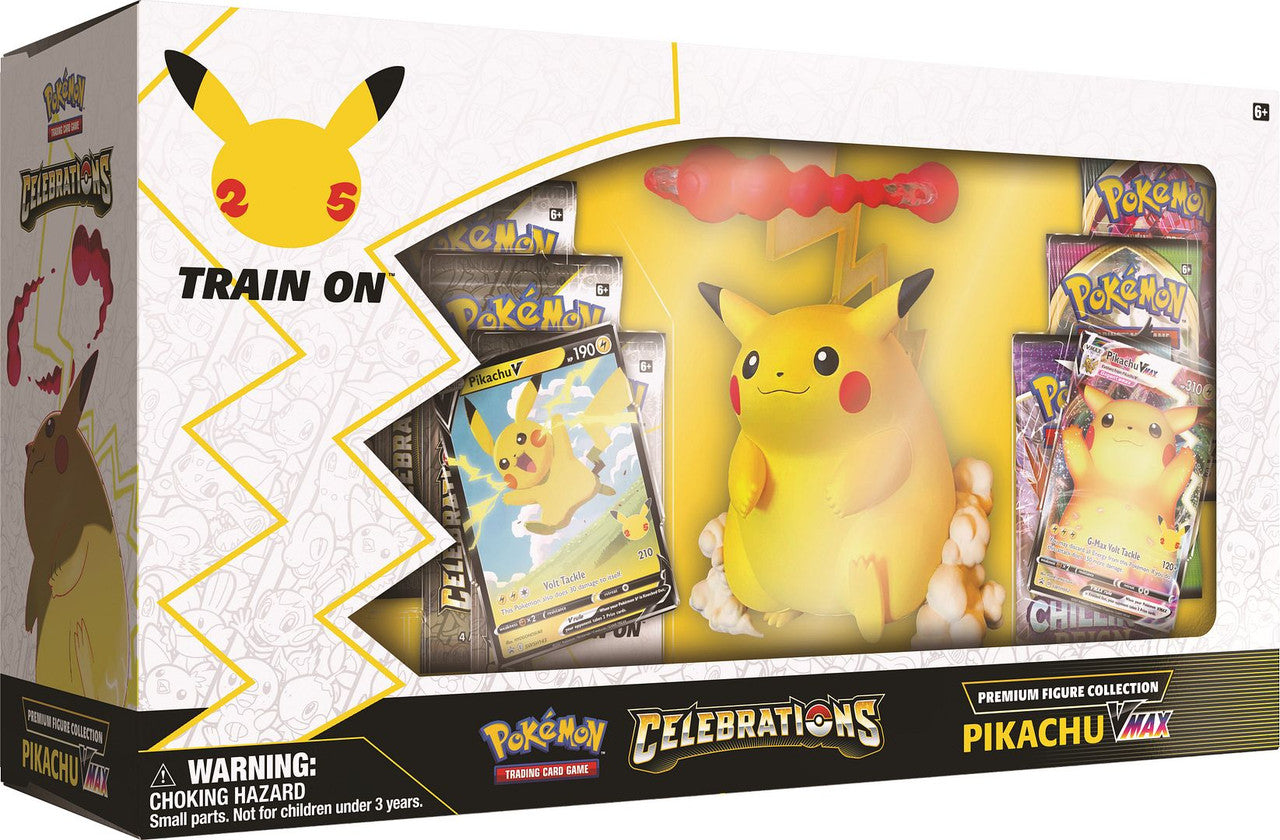 Pokemon TCG Celebrations Premium Figure Collection Pikachu VMAX ...